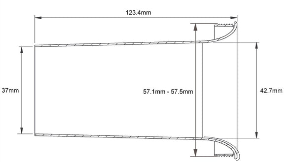 Jantzen Flared Bass Reflex Port 051-0010 - Willys-Hifi Ltd