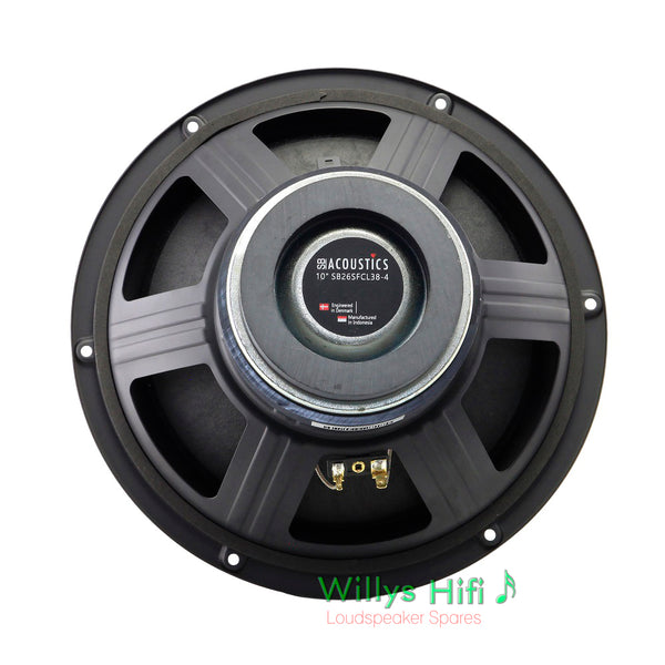 SB Acoustics SB26SFCL38-8 10" Paper Cone Woofer - Willys-Hifi Ltd