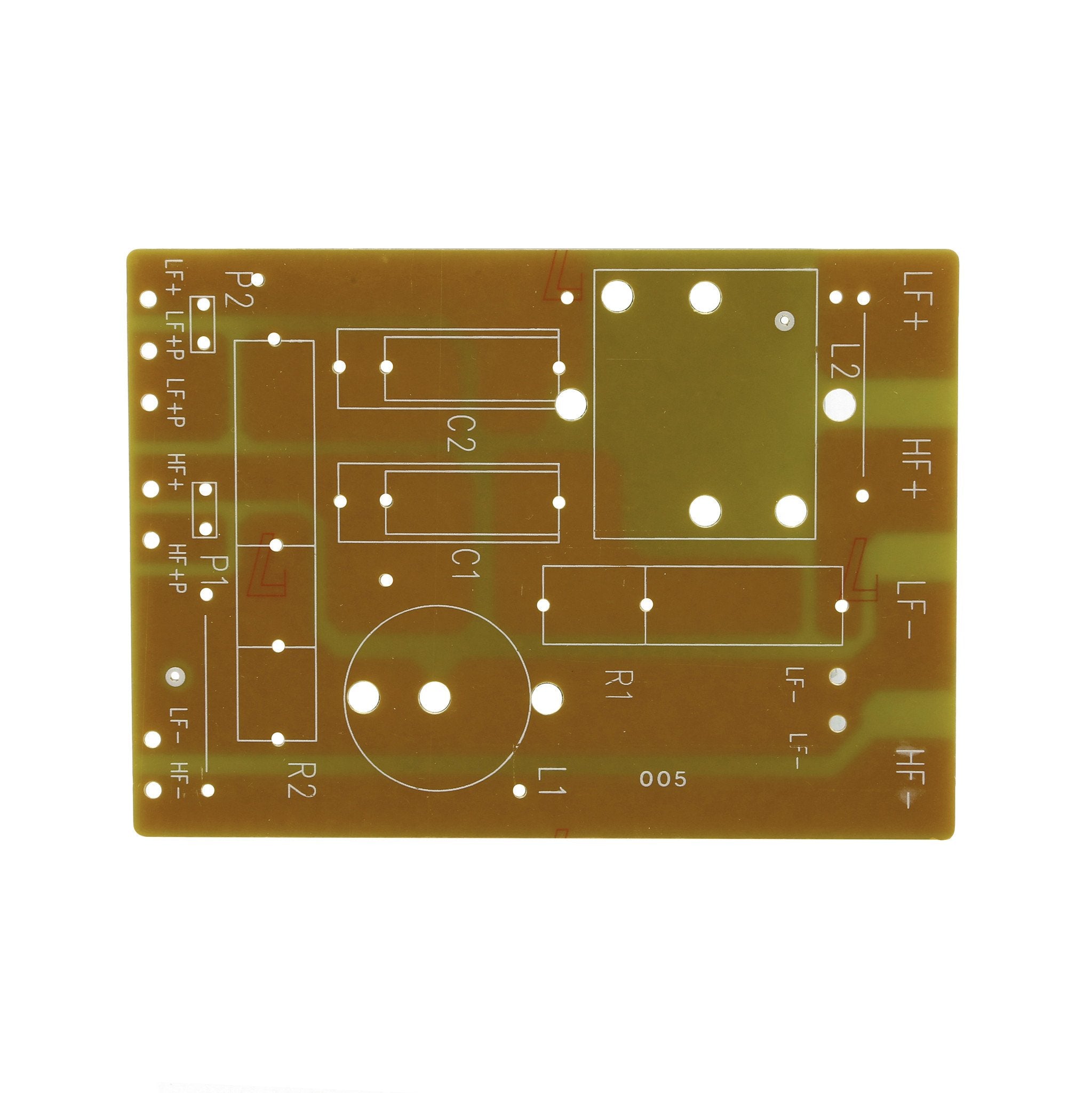 Speaker crossover circuit board for 2 way designs - Willys-Hifi Ltd