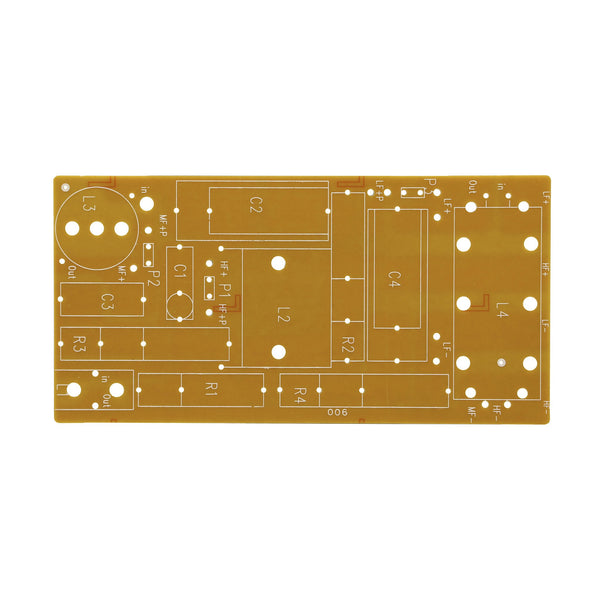 Loudspeaker crossover circuit board - universal - Willys-Hifi Ltd