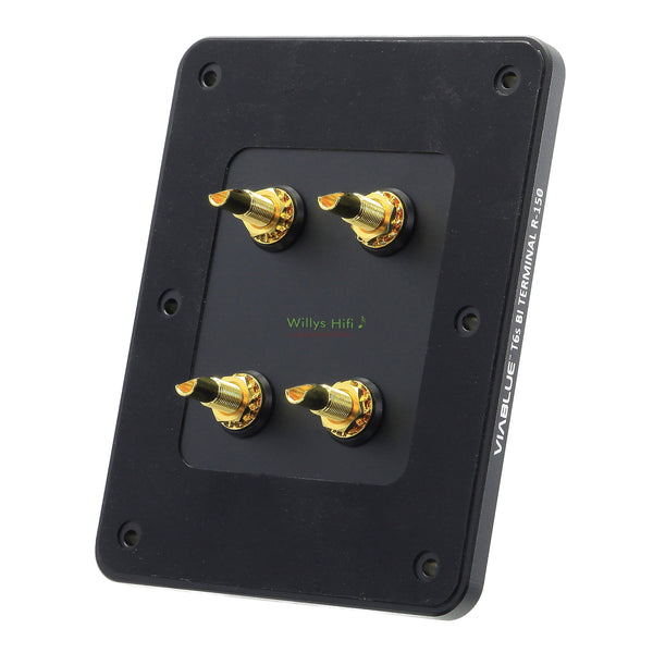 VIABLUE T6S R150 Bi-Wire Terminal Panel - Willys-Hifi Ltd
